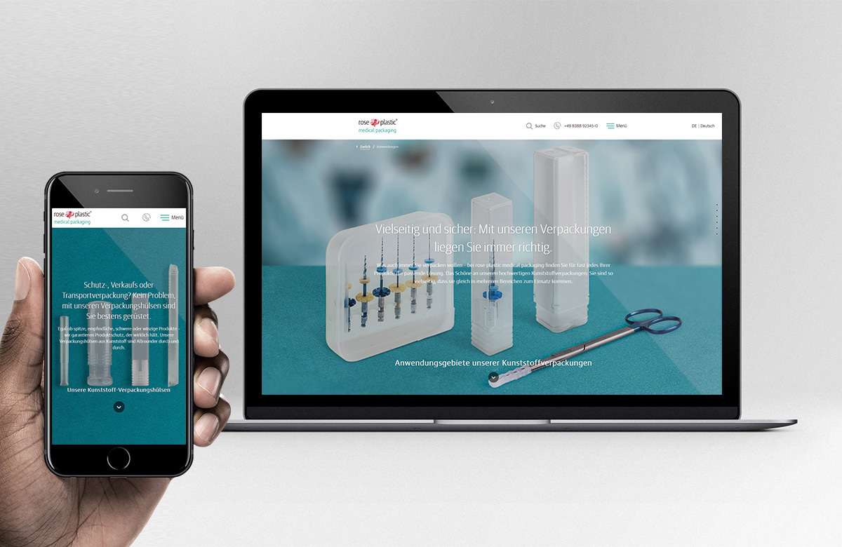 O seu parceiro para embalagens médicas - rose medical packaging